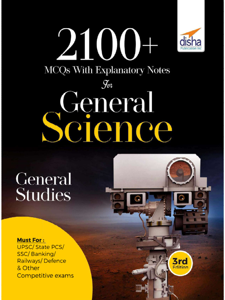 Demo 10 2100 MCQs With Explanatory Notes For General Science Disha ...
