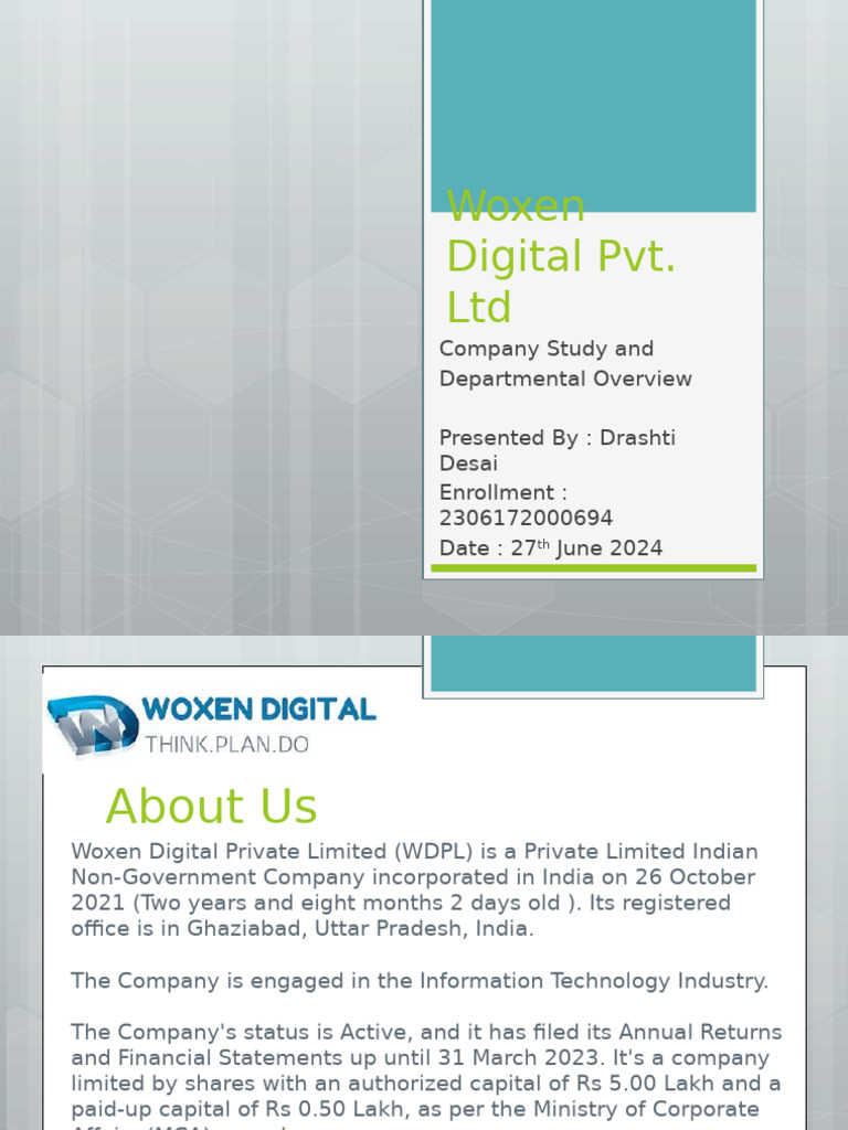 Woxen Digital Pvt. LTD | PDF