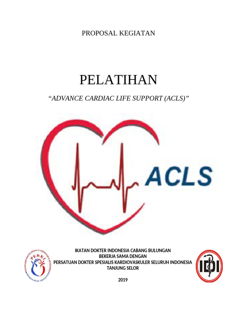 Proposal Kegiatan Acls | PDF | Self-Improvement | Wellness