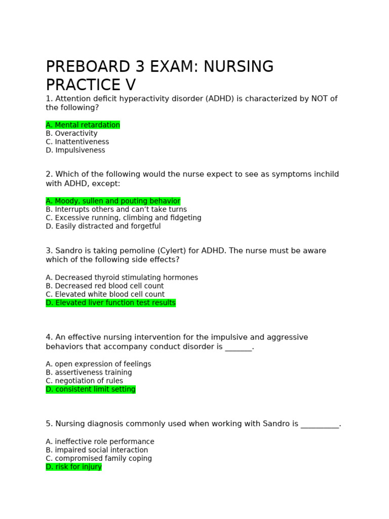 Preboard 3 Exam NP5 | PDF