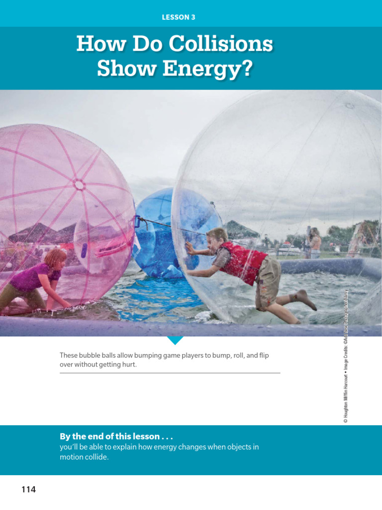 How Do Collisions Show Energy?: by The End of This Lesson - . | PDF