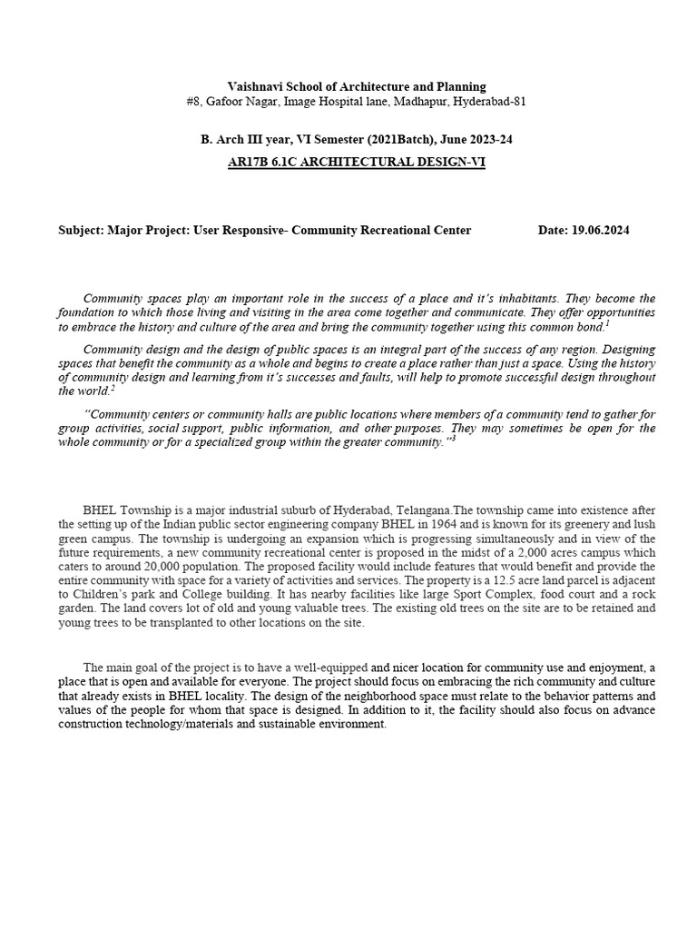 Major Design Problem | PDF