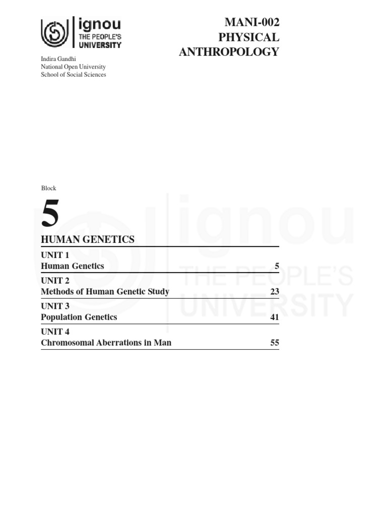 Human Genetics | PDF