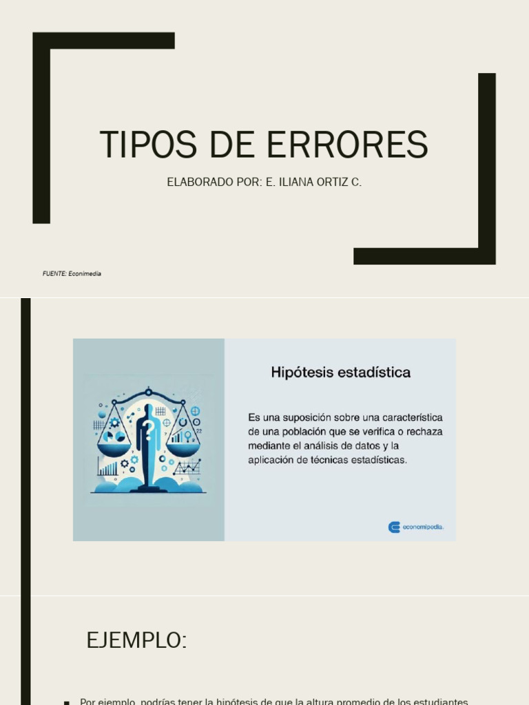 Tipos de Errores | PDF