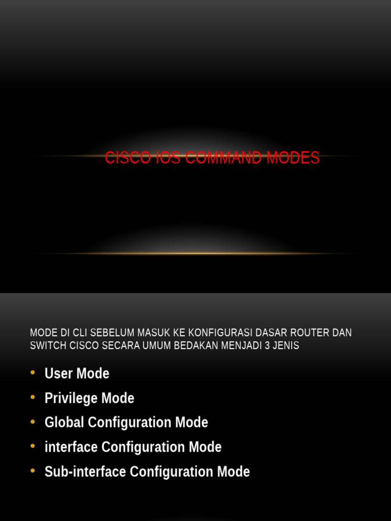 Cisco Ios Command Modes Pdf 