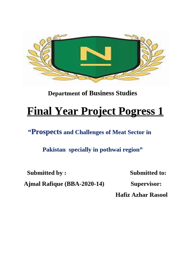 FYP Progress Report (Ajmal Draft-2nd) | PDF