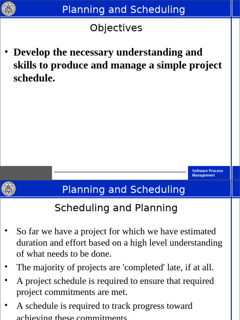 Project Scheduling | PDF