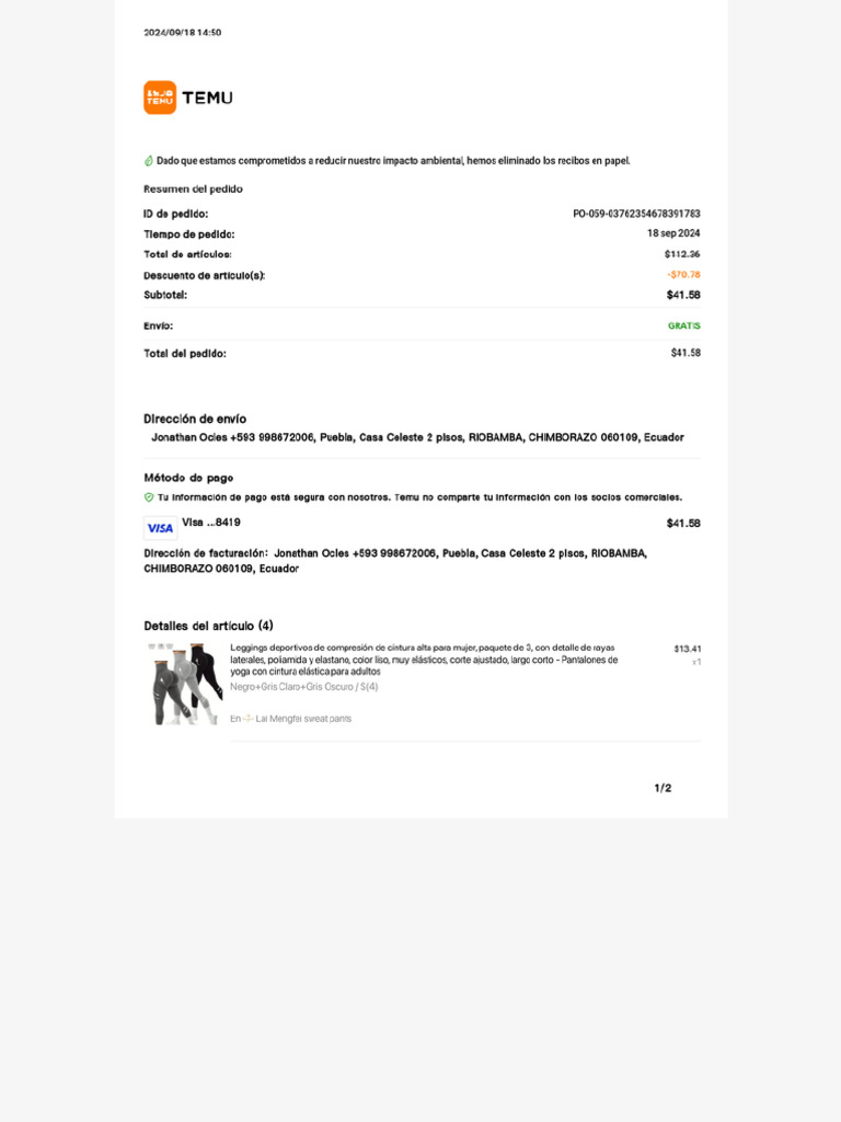 Temu Web Document | PDF