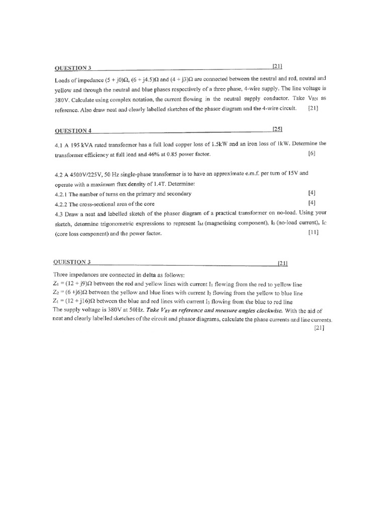 3 Phase and Transformer Tutorial 2024 | PDF