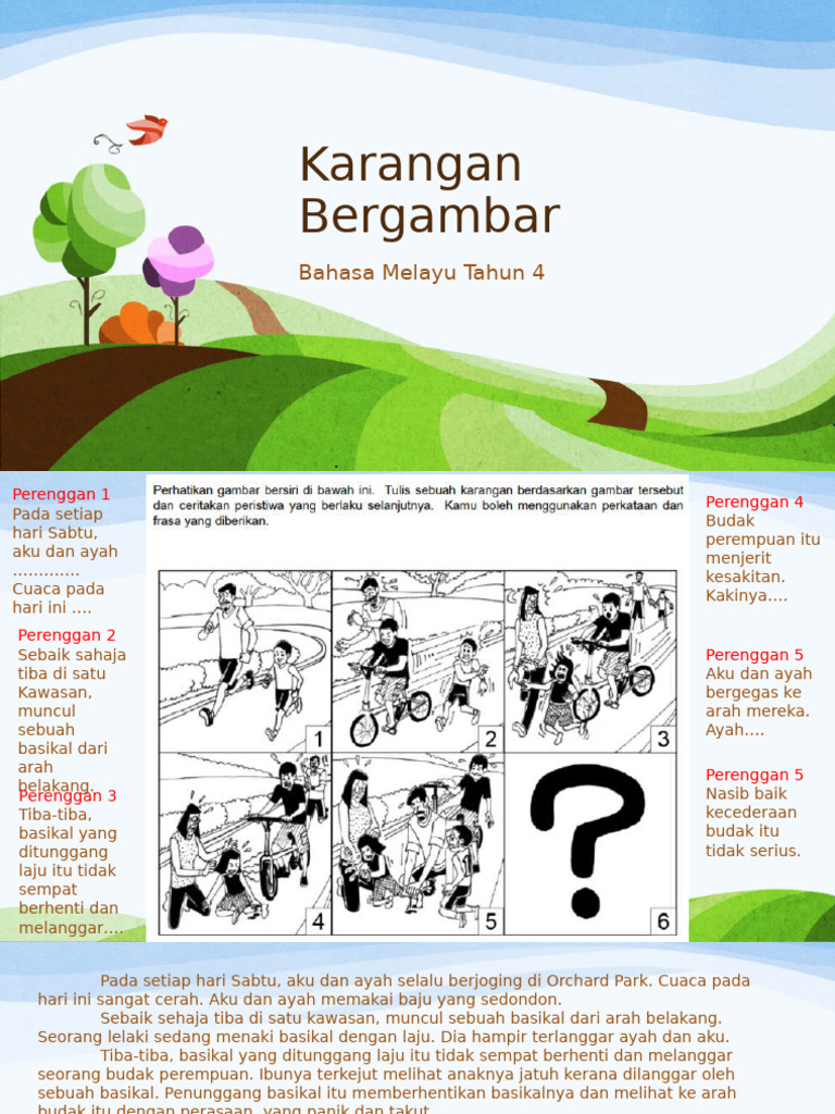 Karangan Bergambar Tahun 4 VI | PDF