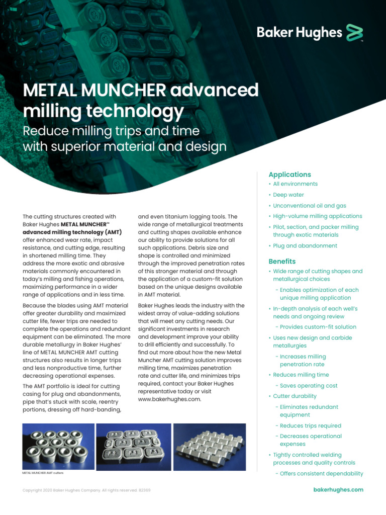 Metal Muncher Advanced Milling Technology SLSH PDF | PDF