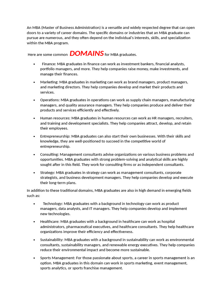 Domains | PDF