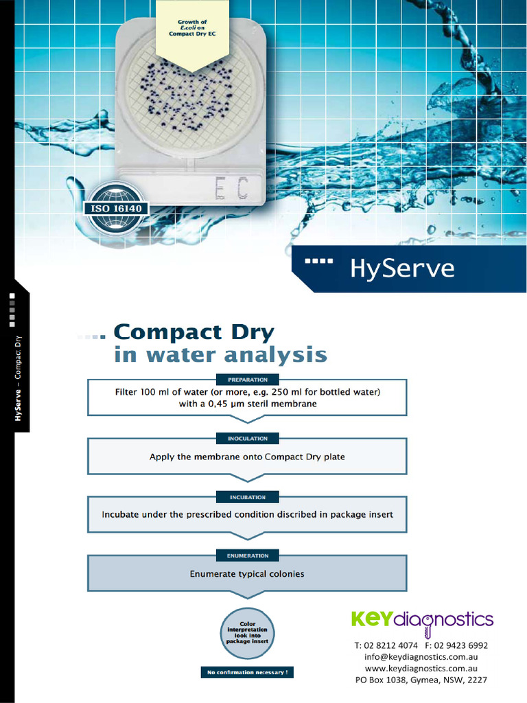 Compact Dry - Membrane Filter Method KD 09-18 | PDF