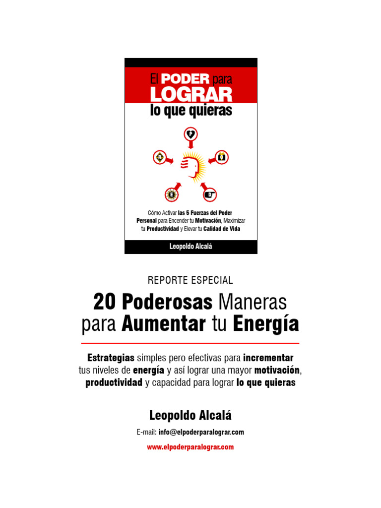 El Poder de Lograr Lo Que Quieras | PDF