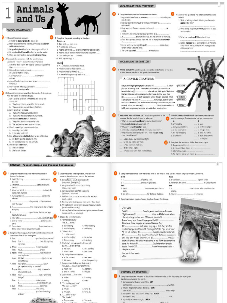 Workbook 1º Tema 1 | PDF
