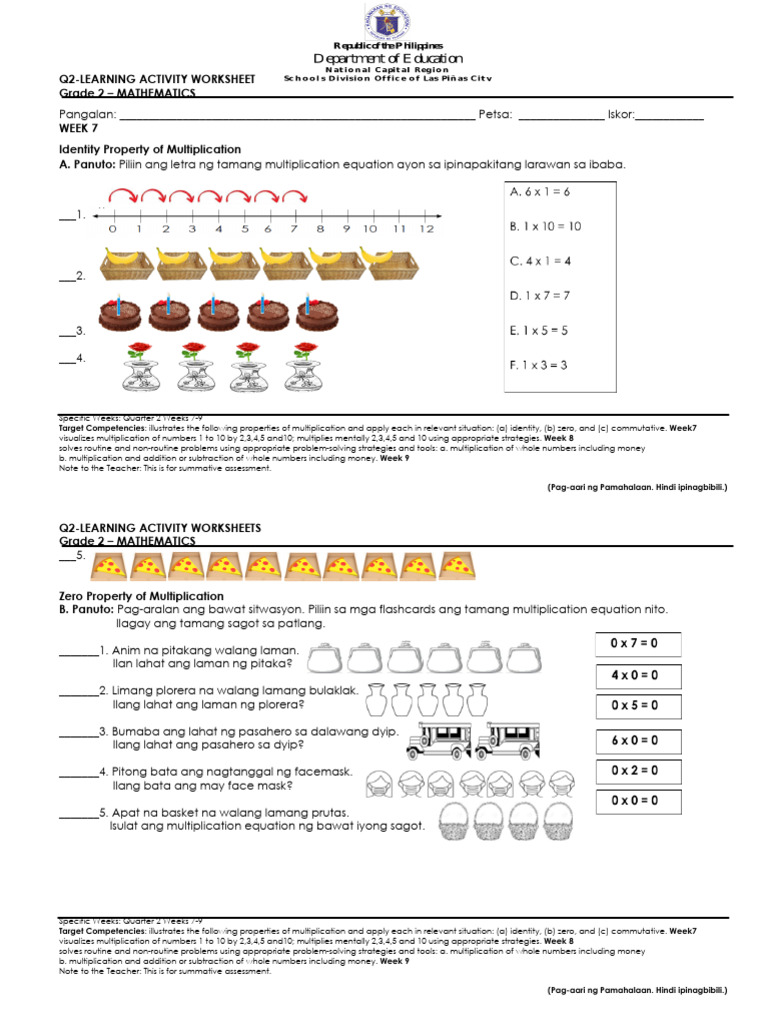 Math2 - Law Q2 Week7 9 | PDF