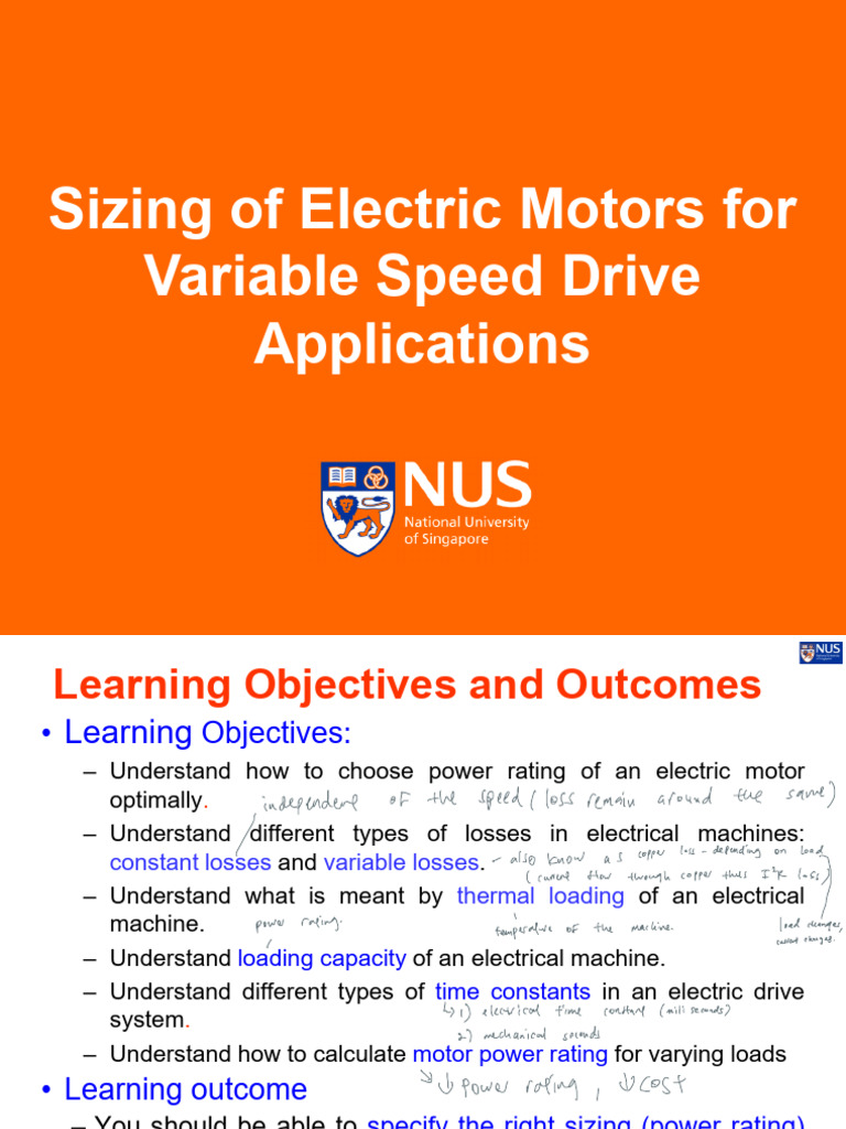 Chapter2 - Sizing of Electric Motor Power Ratings For ASD | PDF