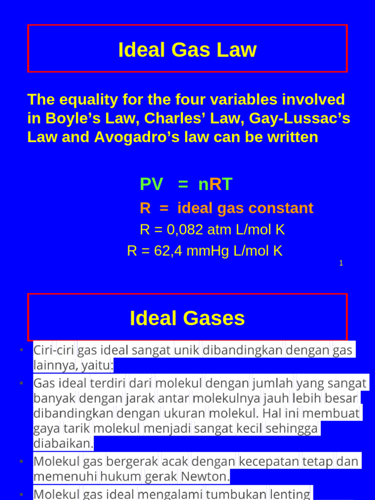 Gas Ideal | PDF