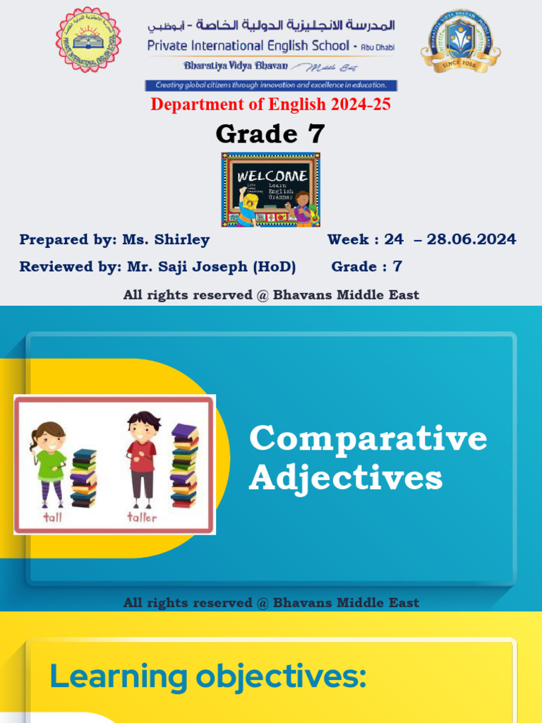 Comparative Adjectives - PPT (1) | PDF