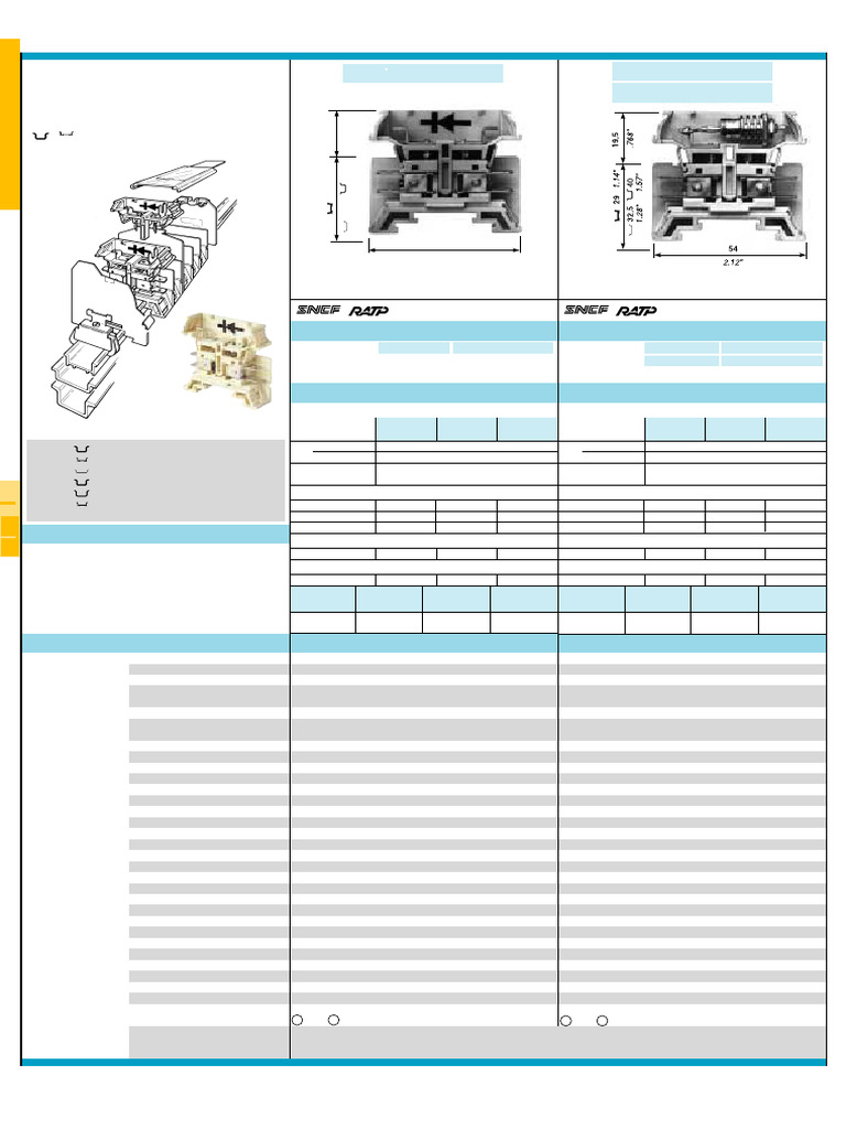 Borne+diodo SKN 2.5, Abb Entrelec | PDF