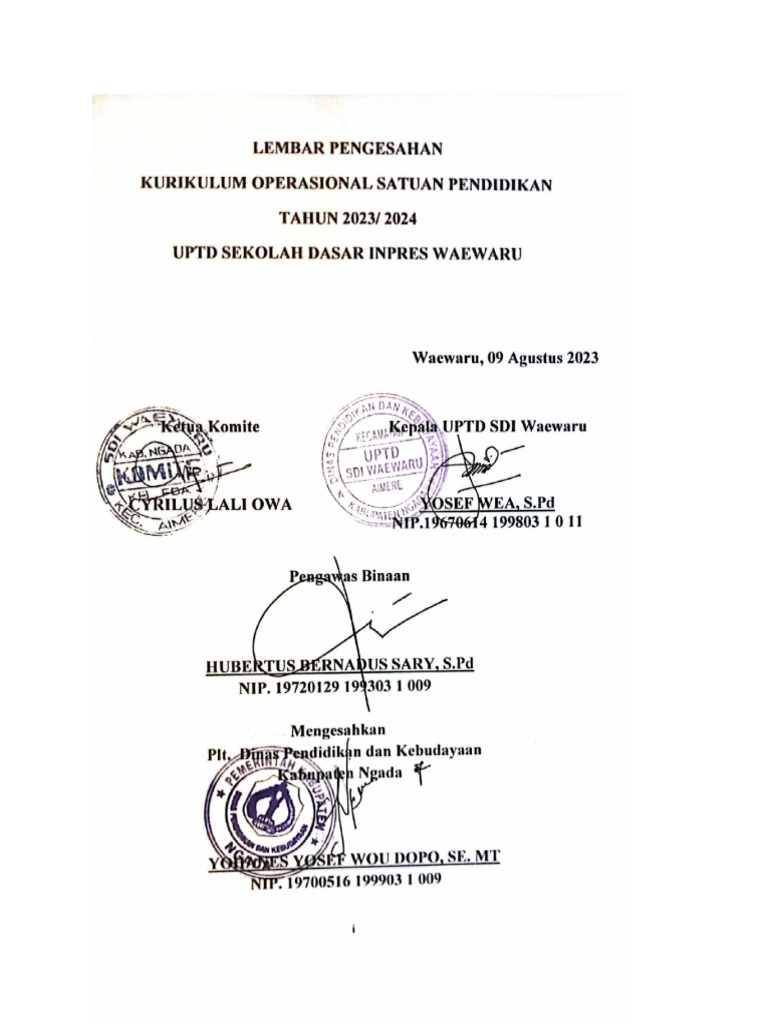 Lembar Pengesahan | PDF