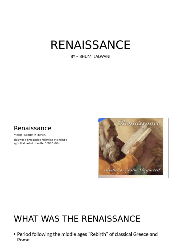 Renaissance History | PDF