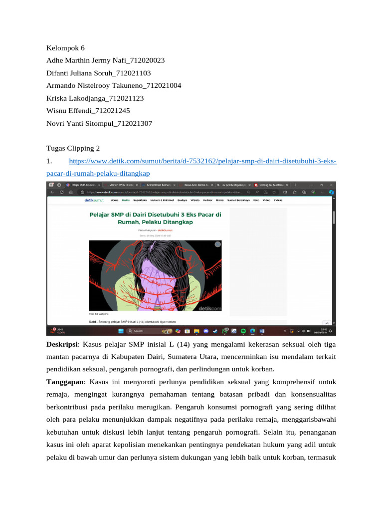 Kelompok 6 - SGF C - Clipping 2 | PDF | Karier & Perkembangan | Kesehatan Holistik