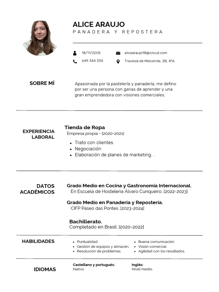 Curriculum Alice | PDF