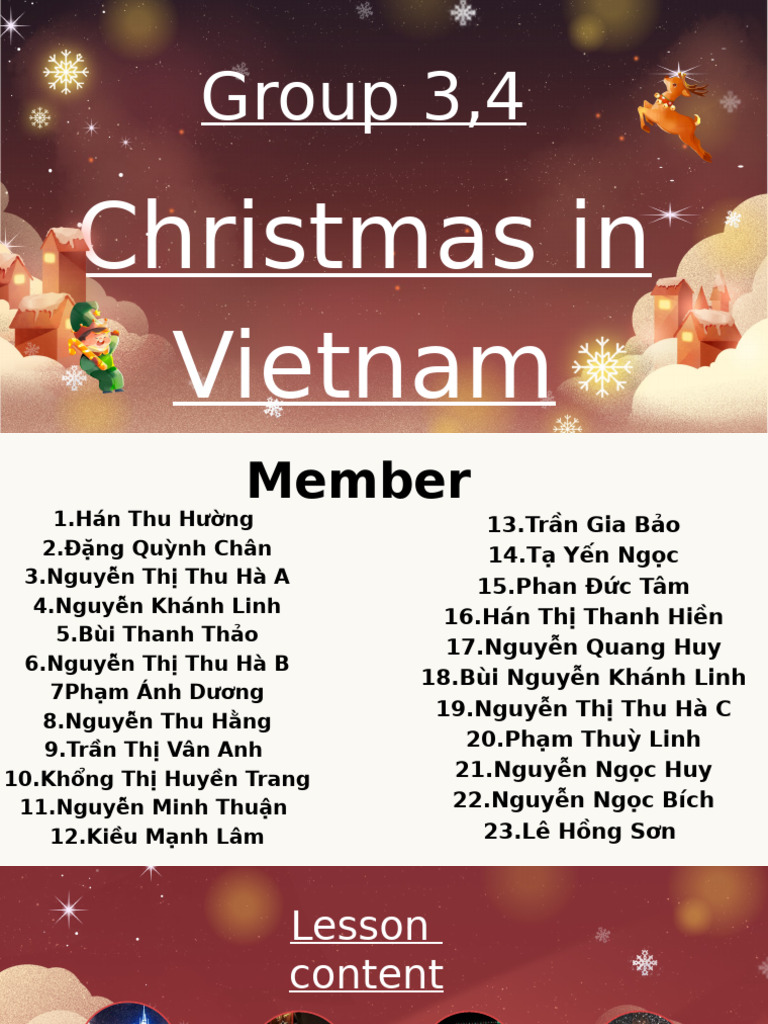 Christmas in Vietnam | PDF