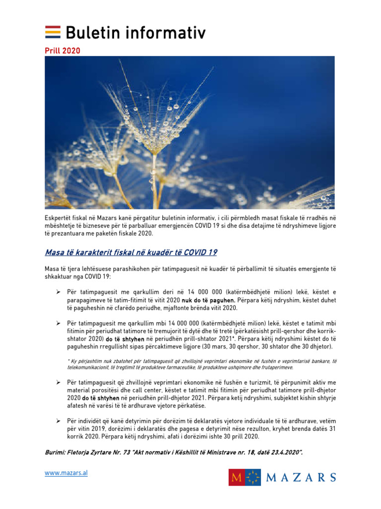 Buletin Informativ Nr.6 - Versioni Shqip | PDF