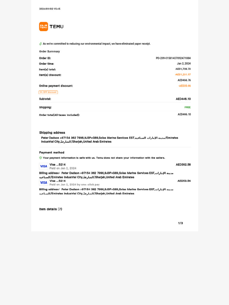 Temu Web Document | PDF
