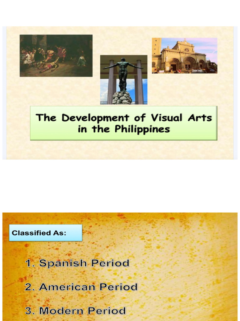 Lesson 7 The Development of Visual Arts in The Philippines | PDF