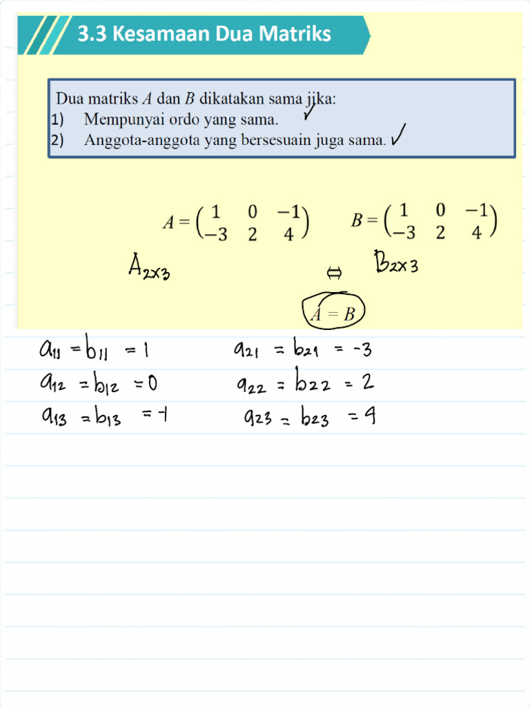 MTK Umum-Matriks | PDF