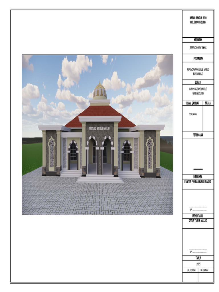 Masjid Bangun Rejo 3d Pdf
