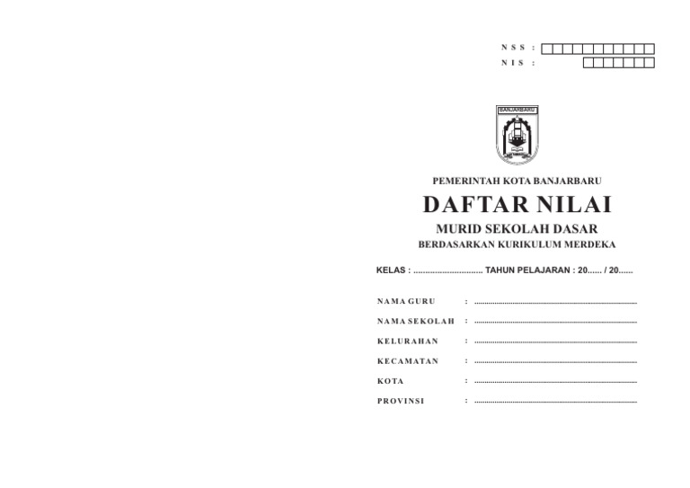 Cover Daftar Nilai Kumer 2024 | PDF