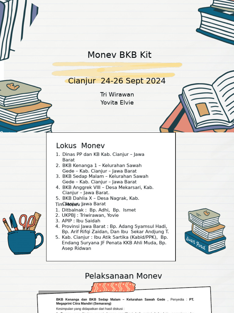 Monev BKB -Kit Cianjur 2024 | PDF