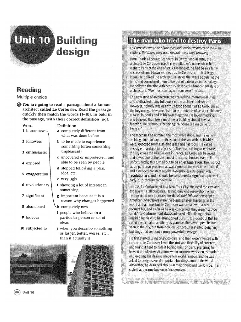 Homework U10 Reading Listening | PDF