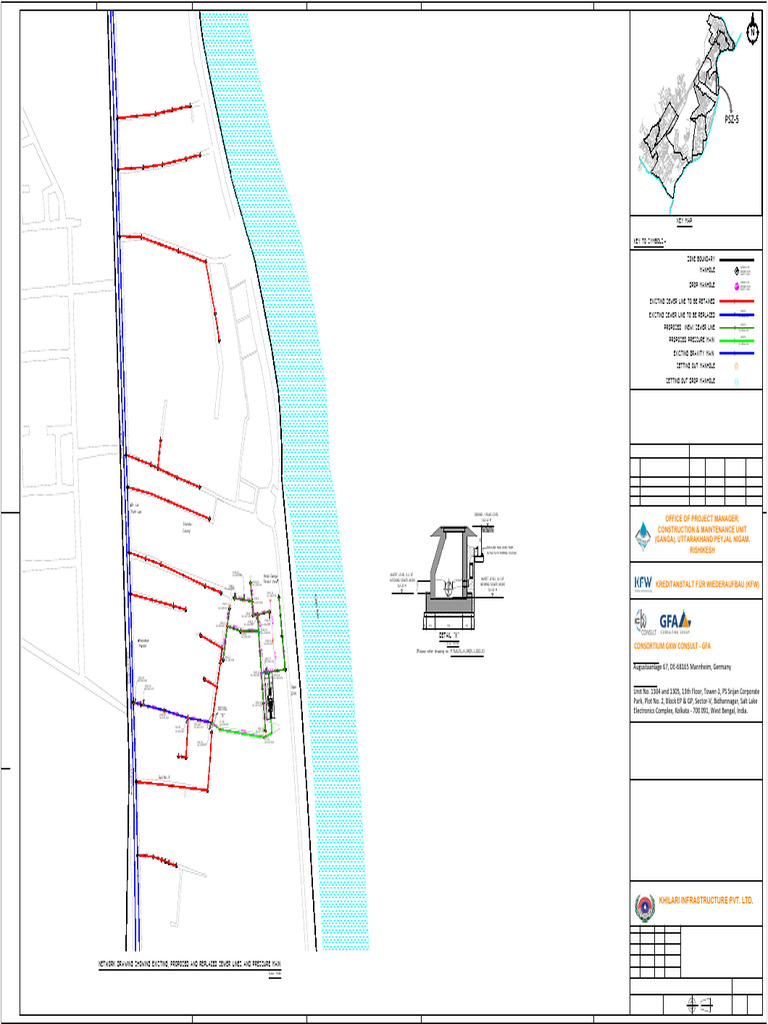 Setting Out Drawing of PSZ-5 - A1-Layout1-DIN - A1 | PDF