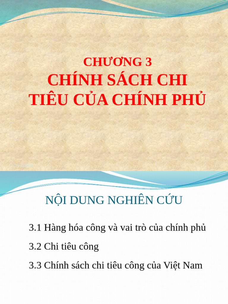 Chuong 3 Chinh Sach Chi Tieu Cua Chinh Phu | PDF