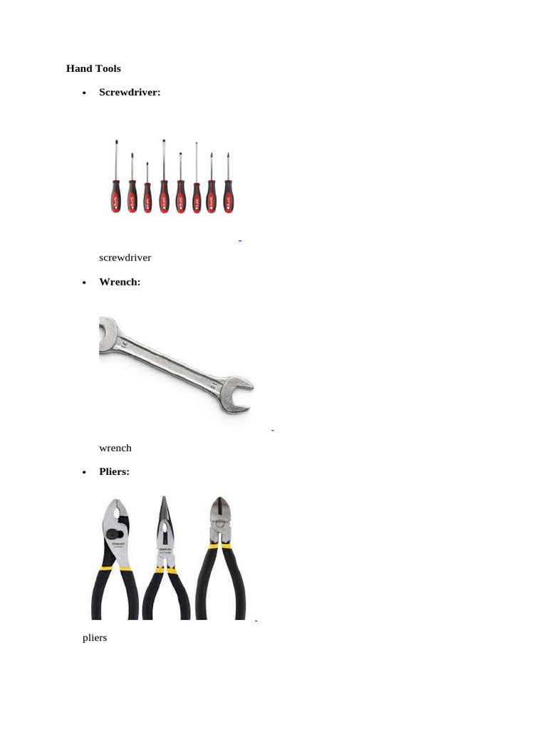 Hand Tools | PDF