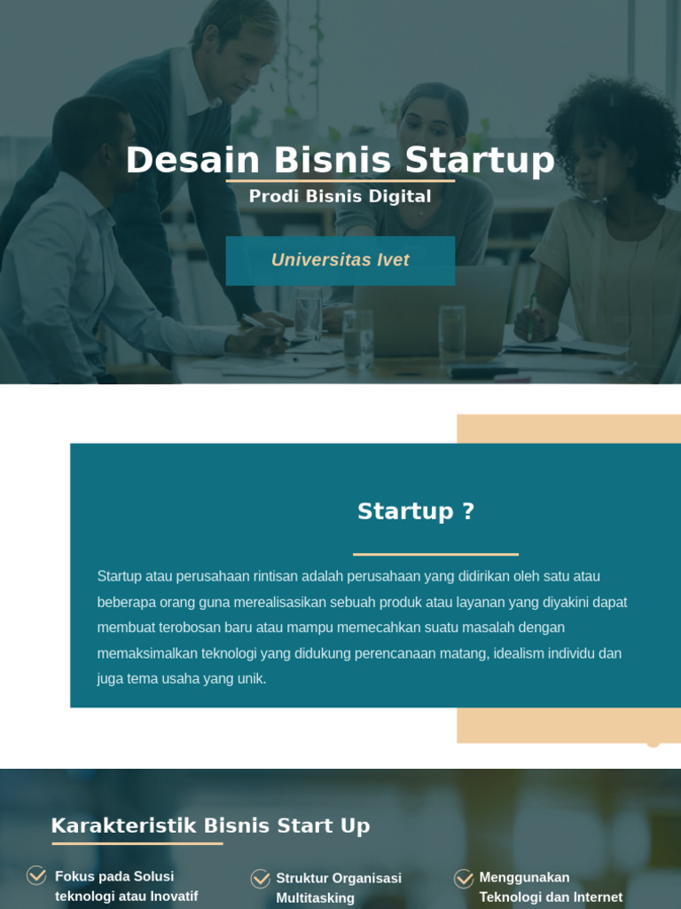 pertemuan 1 Desain Bisnis Startup | PDF