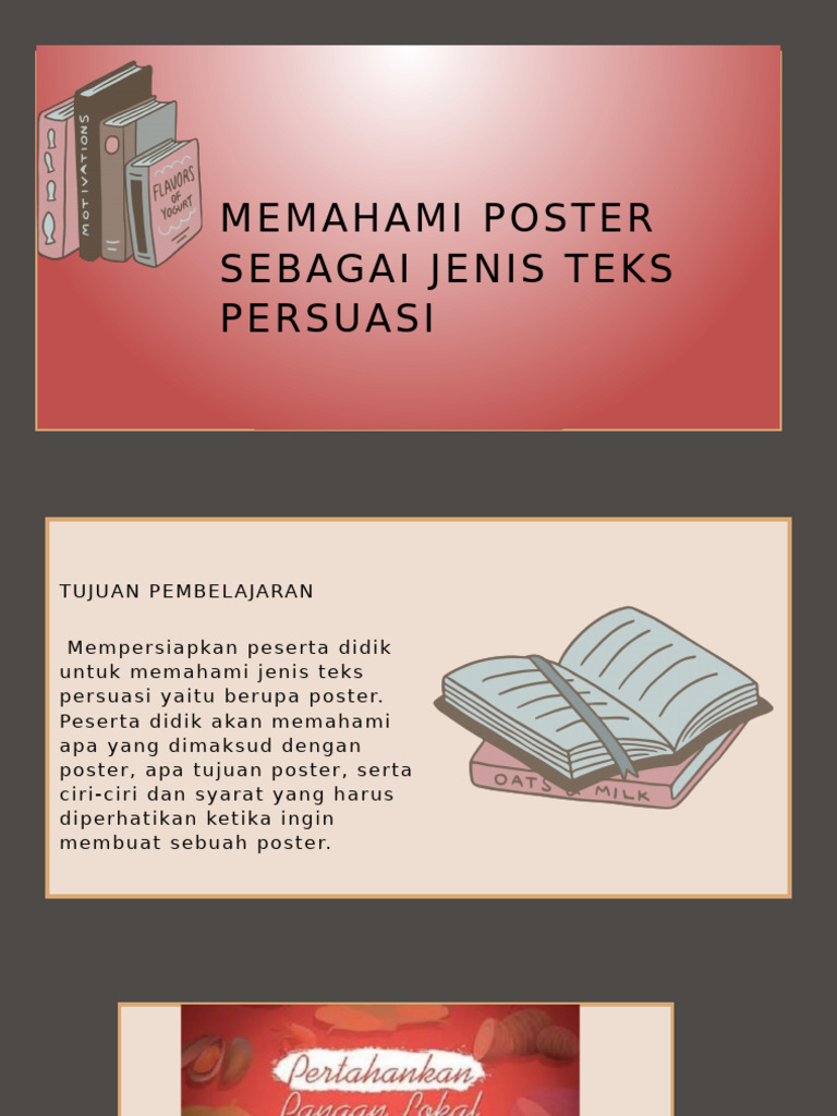 Memahami Poster Dalam Teks Persuasif | PDF