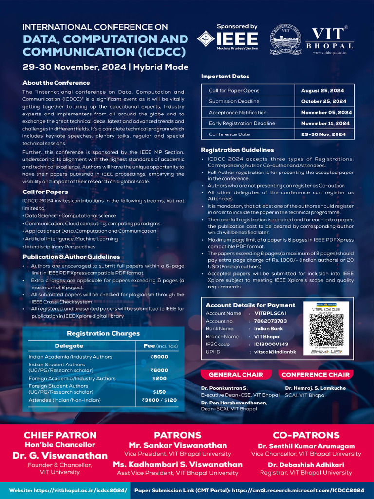 ICDCC 2 Page Flyer | PDF