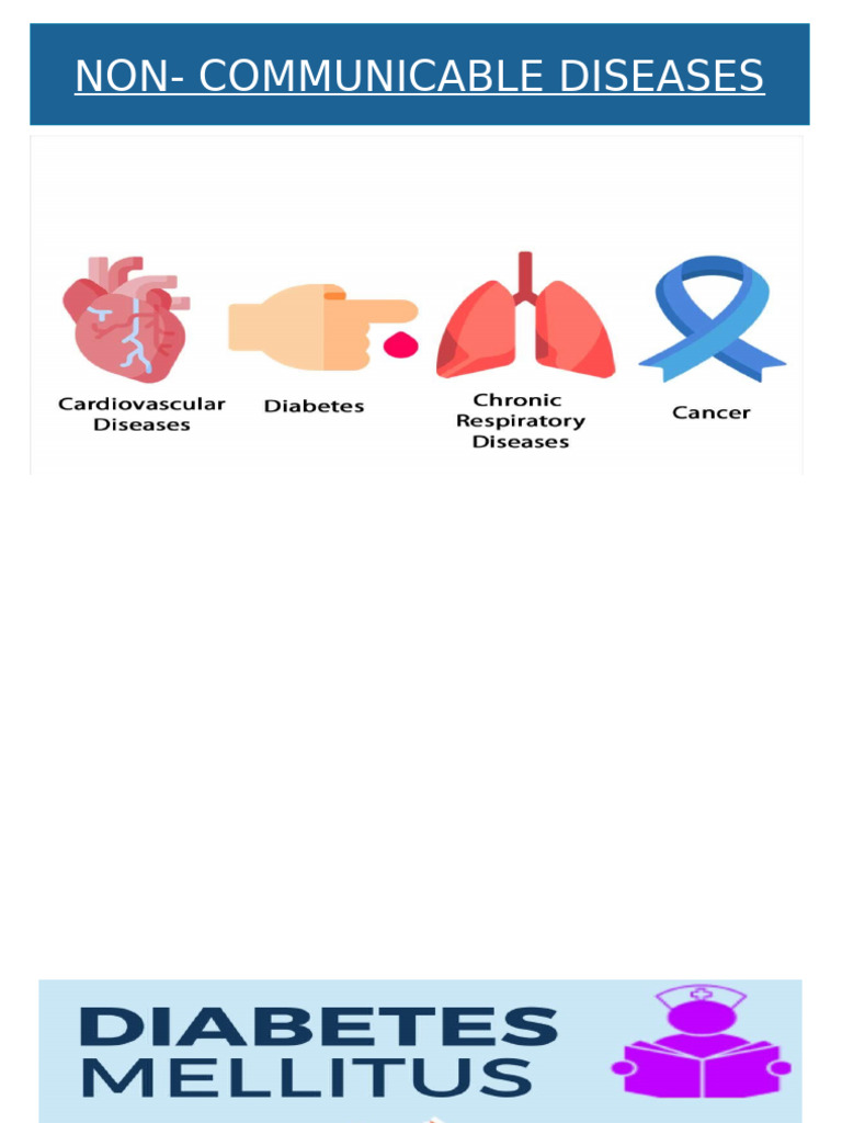 Non Communicable Diseases | PDF
