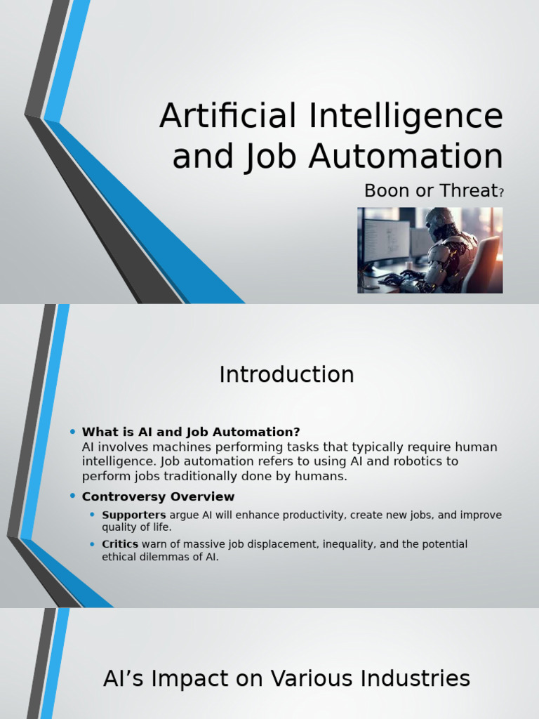 Artificial Intelligence and Job Automation | PDF