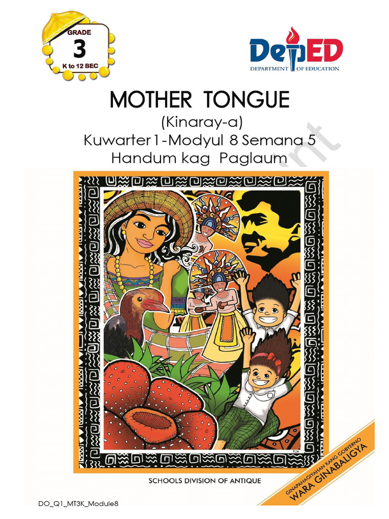 MT3 - Q1 Modyul 8 Handum Kag Paglaum - V2 | PDF