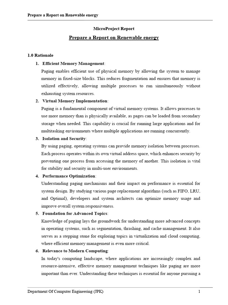 OSY Report Report 1 F1 | PDF