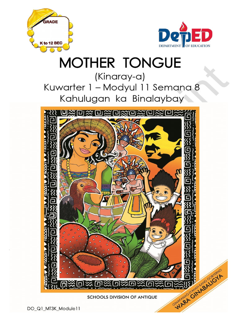 MT3_Q1-Modyul-11-Kahulugan-ka-Binalaybay_V2 | PDF