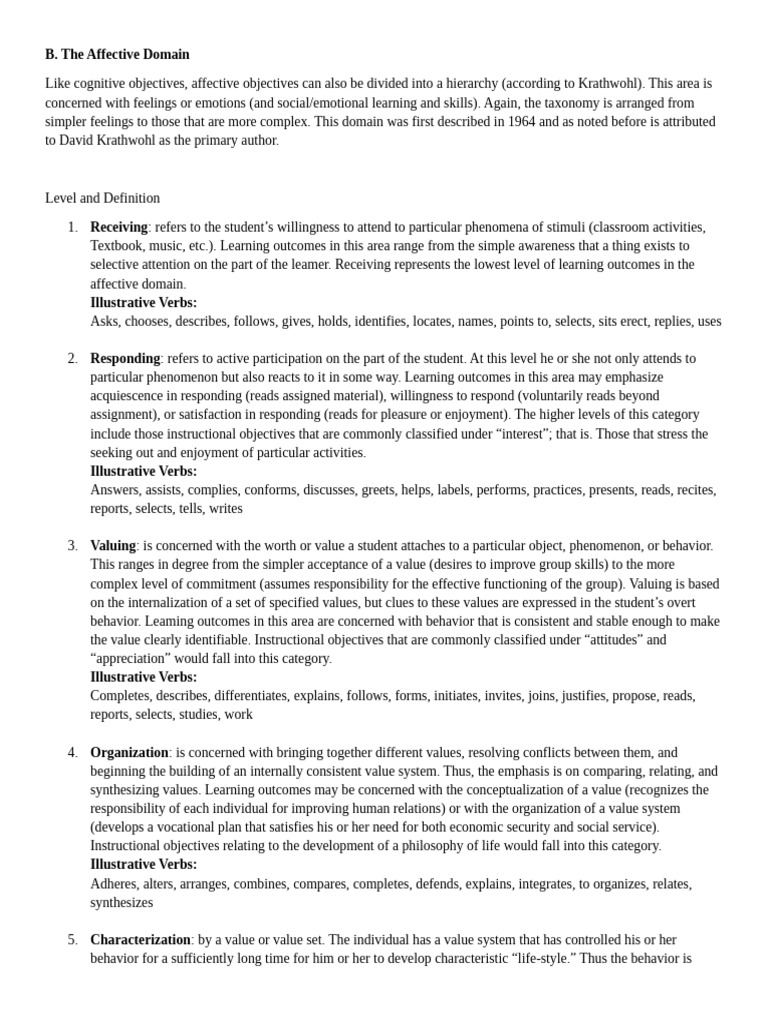 UNIT 2. Target Setting (Taxonomies) | PDF