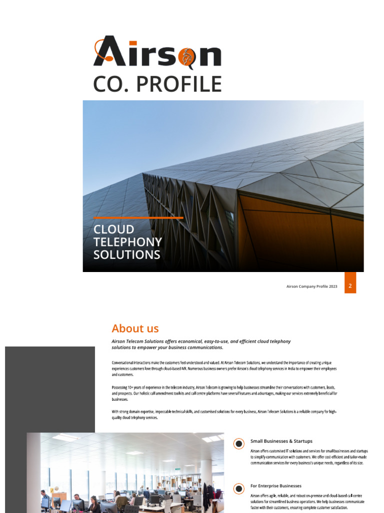 Airson Telecom Brand Deck | PDF